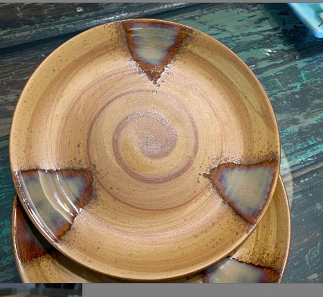 Sango Splash Brown / Salad Plates/dinner Plates - Etsy