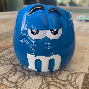 Mars Blue Figural Vintage Mug/m&m Blue 3D Facial Mug - Etsy