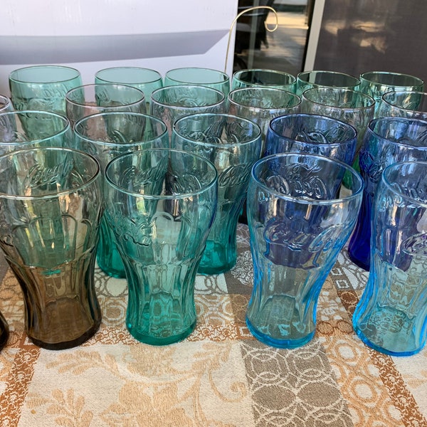 Coca Cola Glass - Etsy