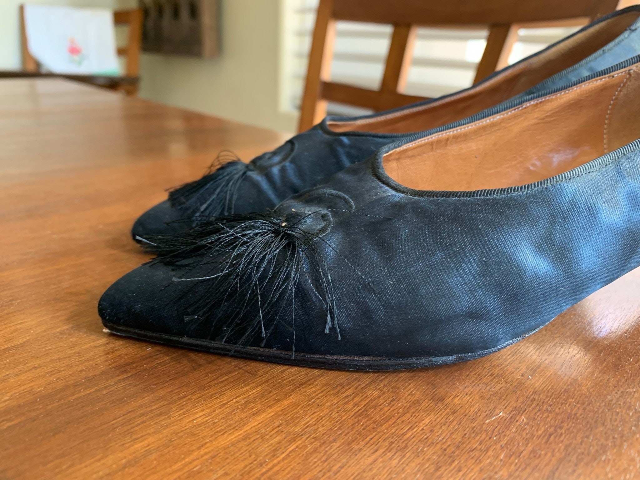 Vintage Emma Hope Satin Pumps/ Shoemaker Emma Hope Shoes | Etsy