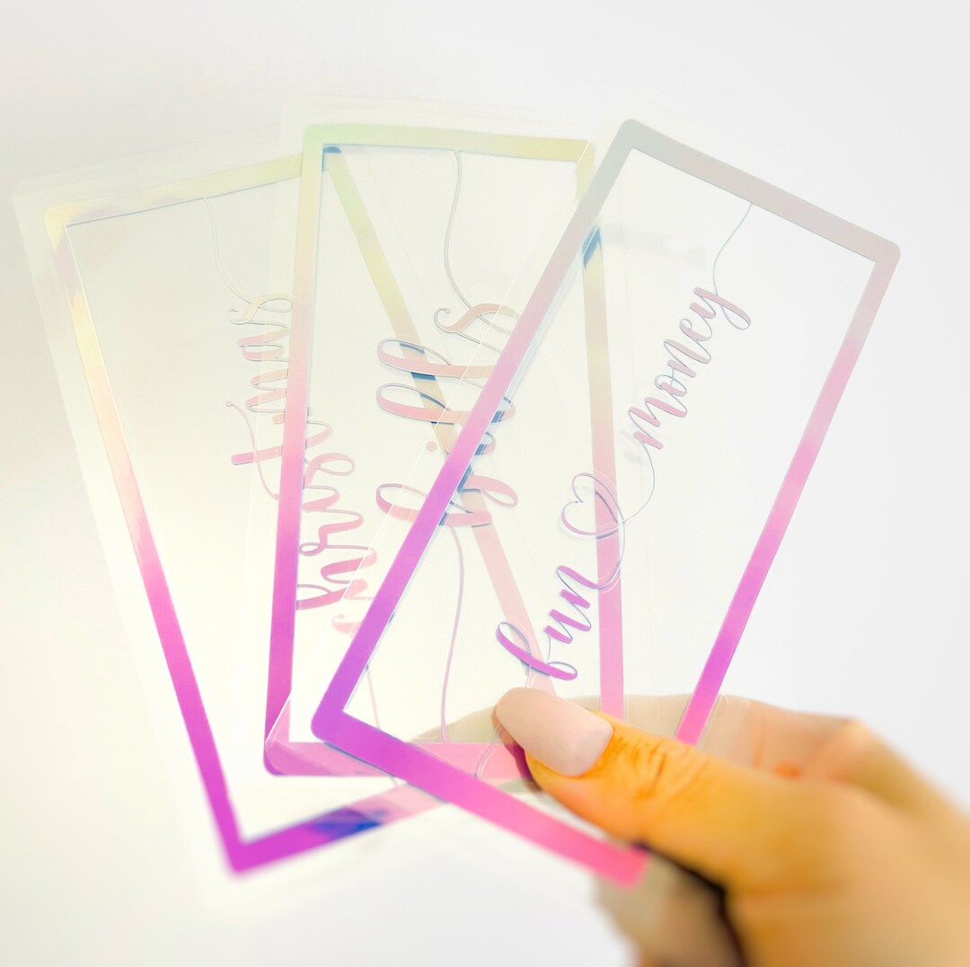 A6 {script Font} [personal] Laminated Cash Envelopes | Money Budget ...