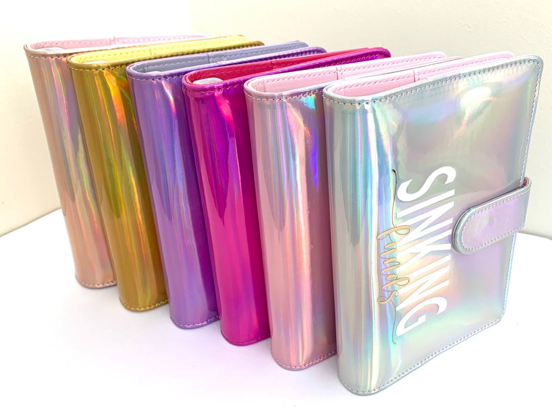 A6 [personal] Opal Glitter Personalised Budget Binder | Cash Stuffing ...