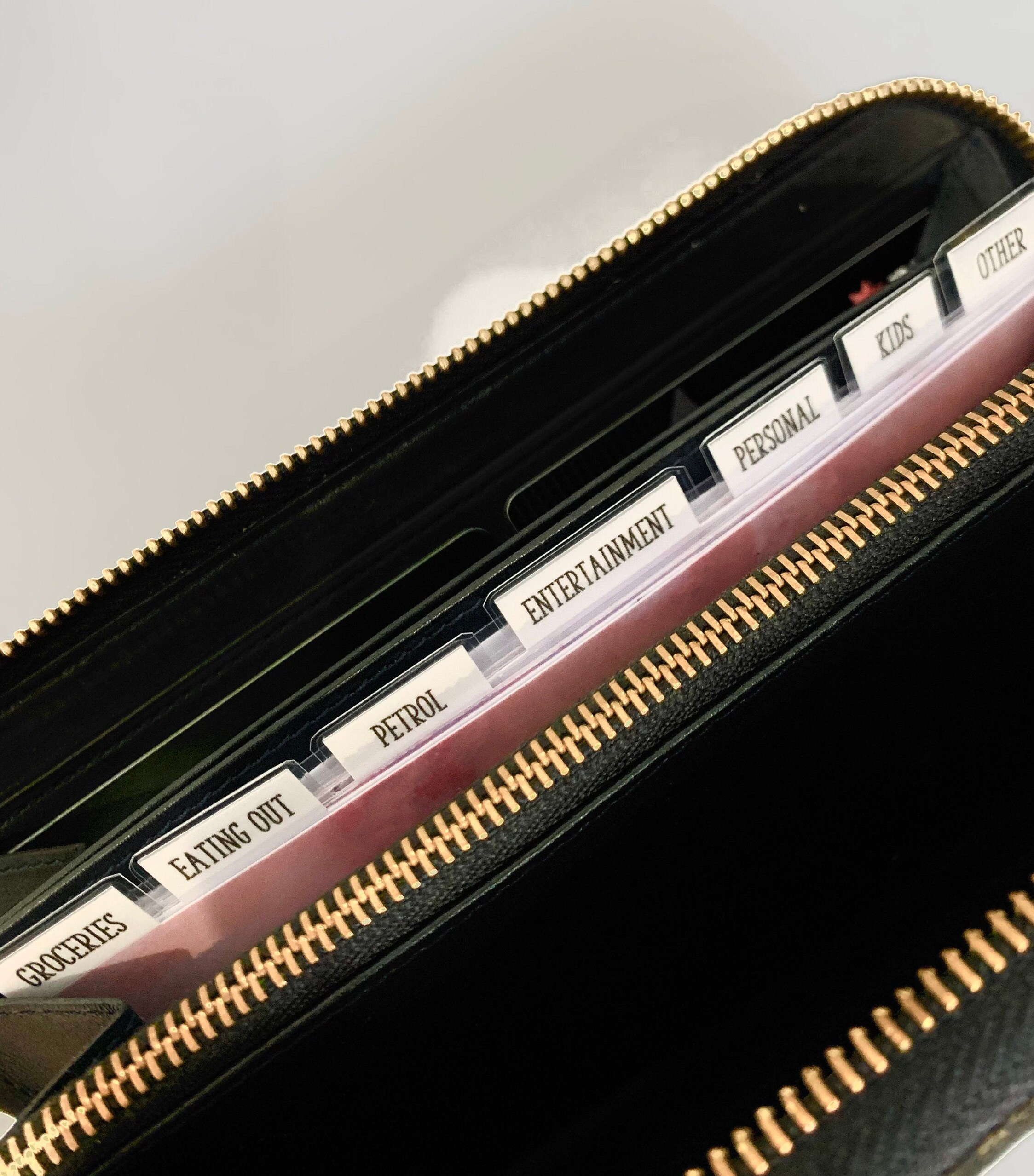 Personalised Custom Set of 7 Cash Dividers for Cash Envelope | Etsy