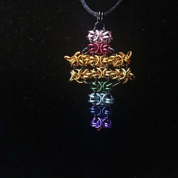 Chainmail Pendant - Etsy