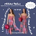 Megan Dress PDF Sewing Pattern | Shirred Bodice Tiered Dress in Mini ...