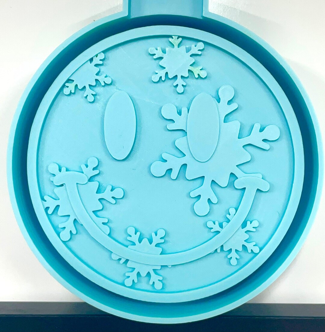 Snowflake Smiley Face Mold - Etsy