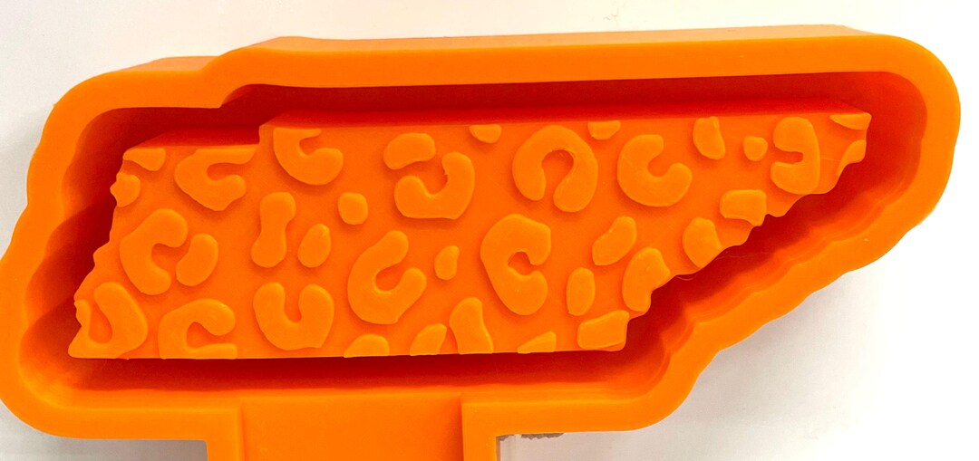 Leopard Print Tennessee State Mold - Etsy
