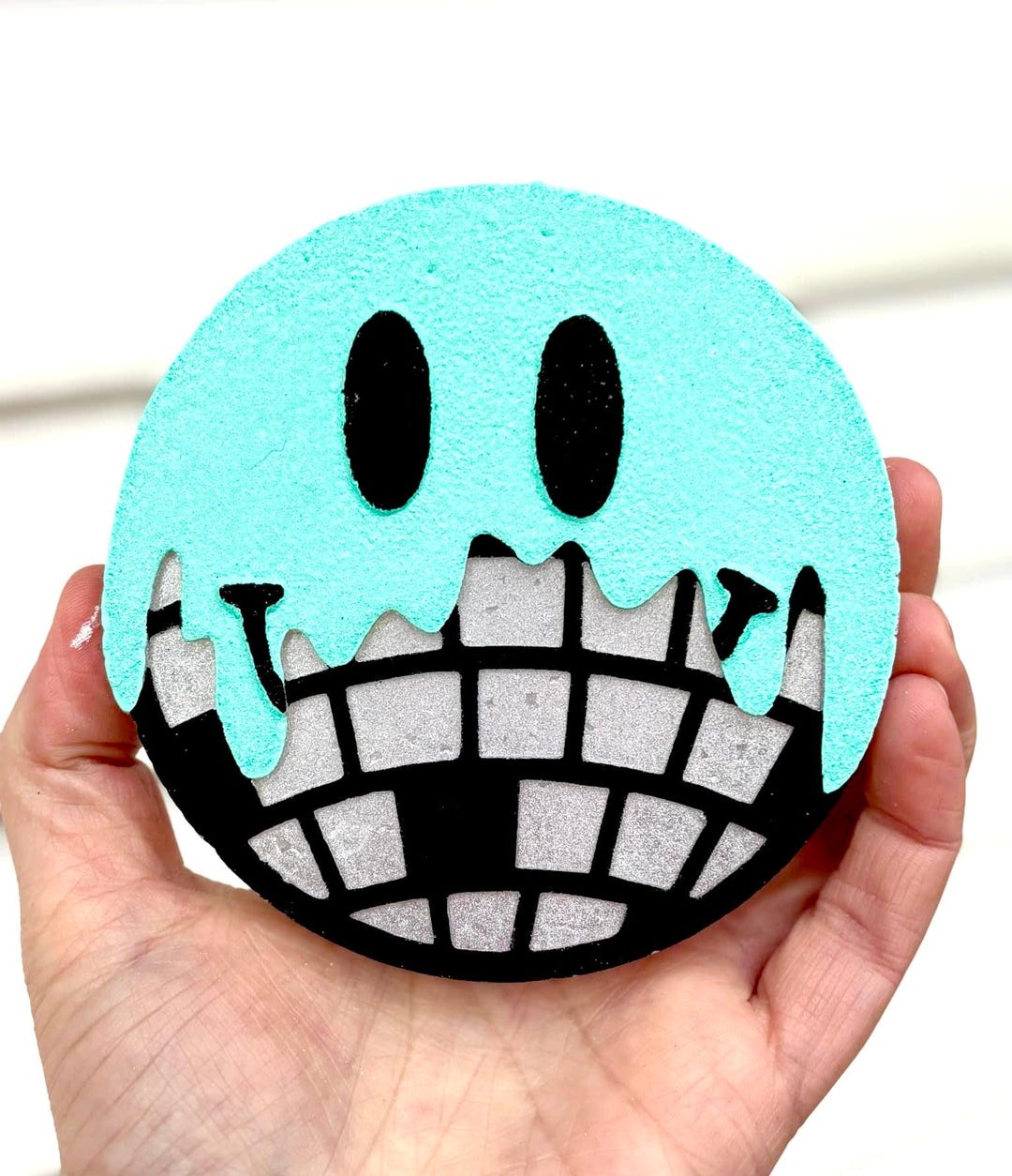 Dripping Disco Smiley Face Mold - Etsy