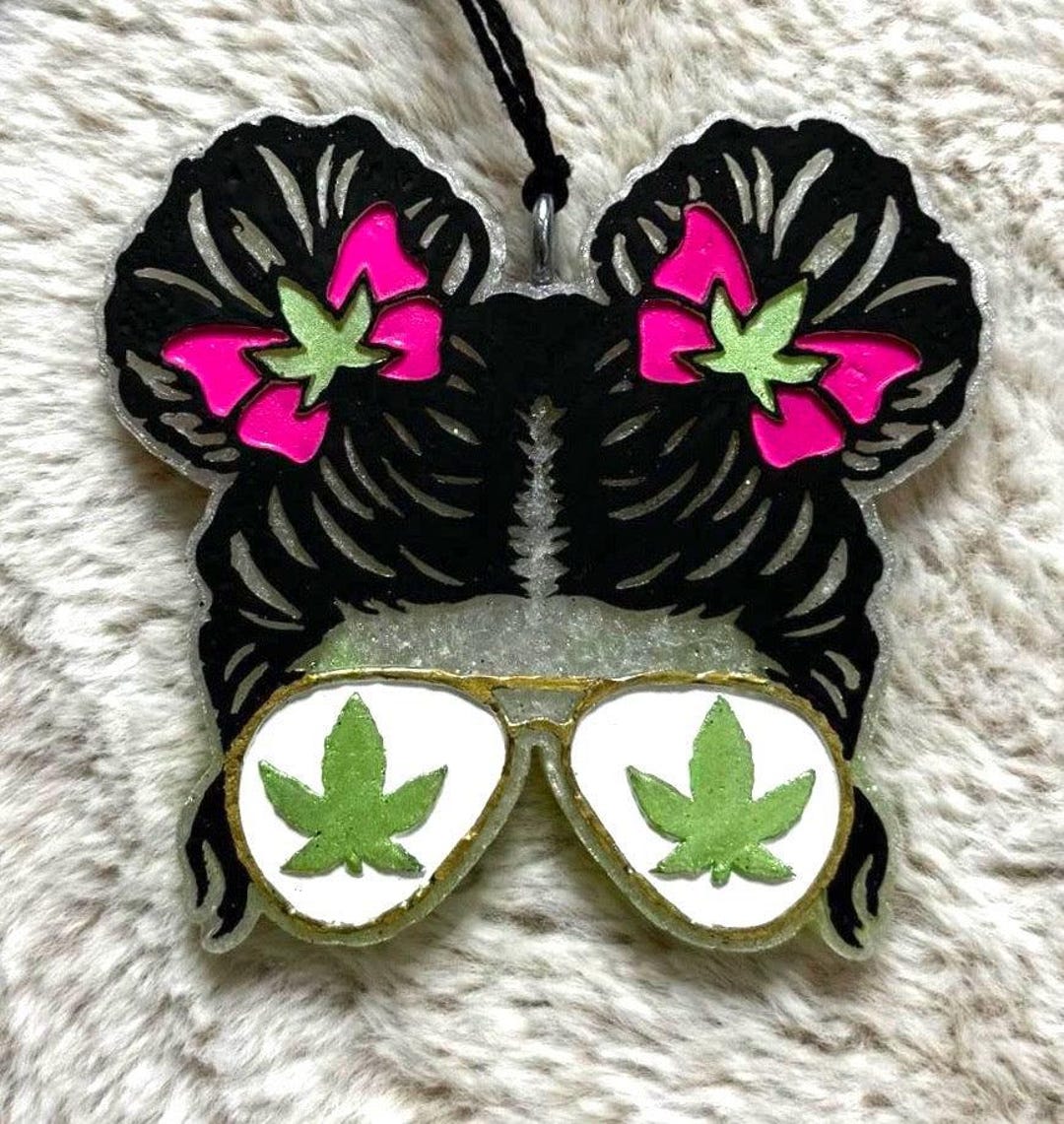 Pot Leaf Marijuana Bun Girl Mold - Etsy