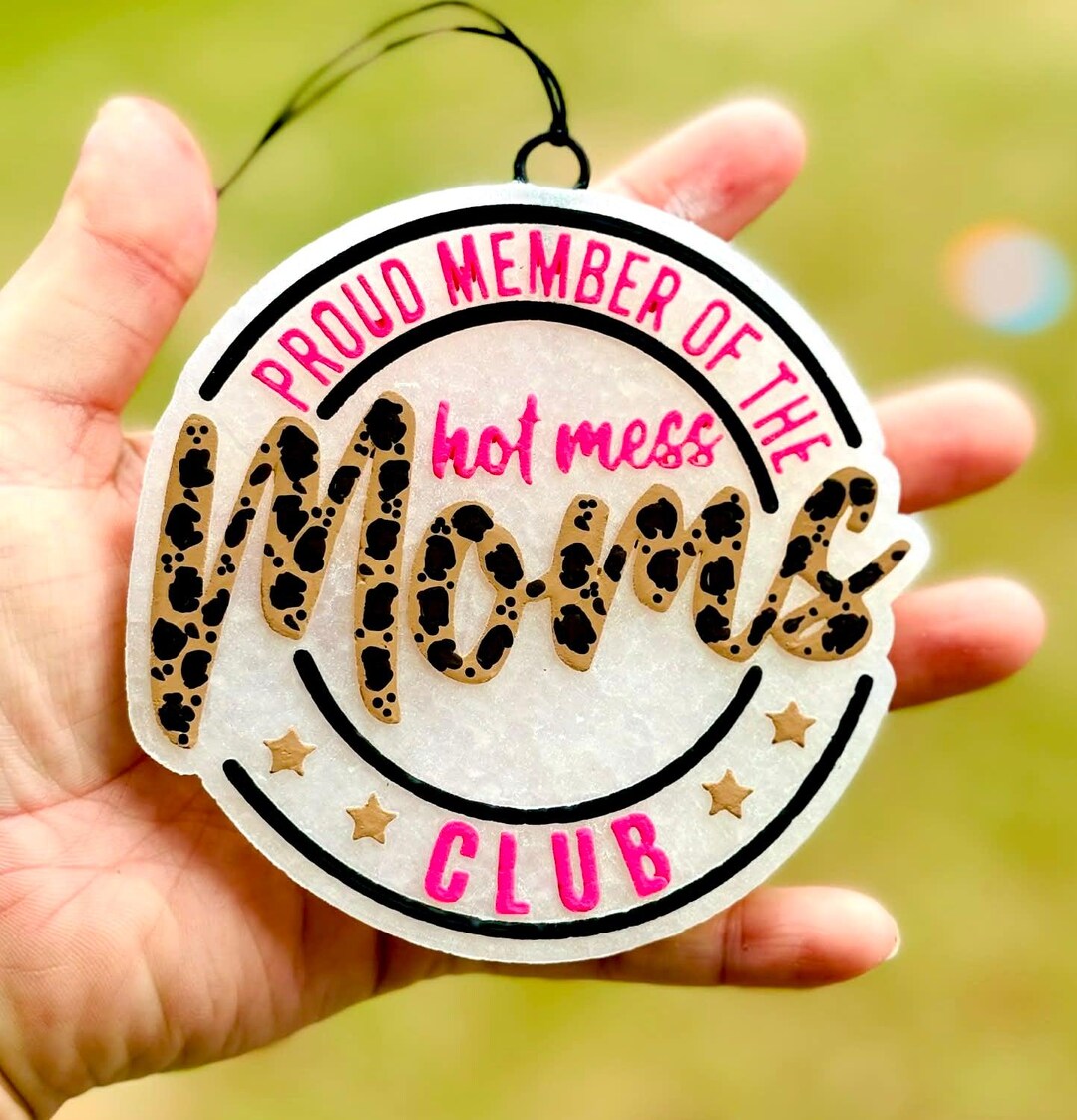Proud Member of the Hot Mess Moms Club Mold - Etsy
