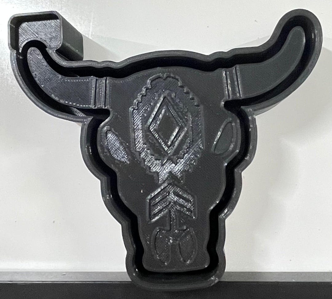 Aztec Bull Skull Mold - Etsy