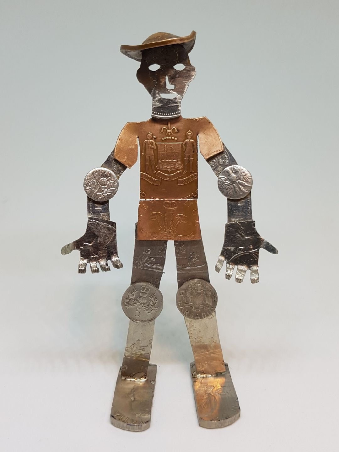 Coin Man Folk Art - Etsy