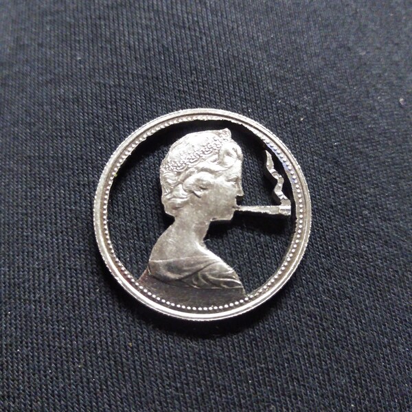 Cut Coin Necklace - Etsy