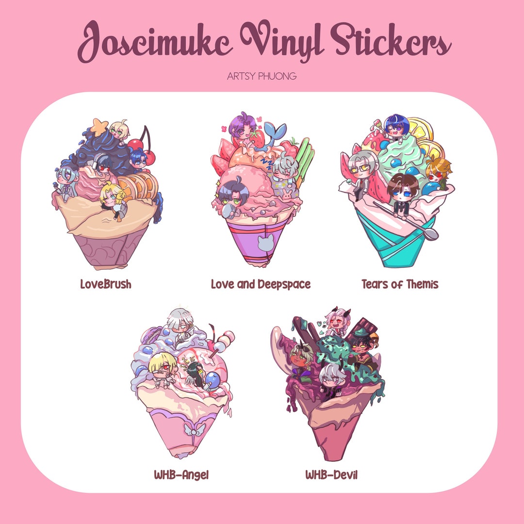 Joseimuke Crepes Vinyl Sticker - Etsy