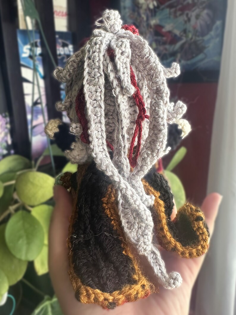 Very Detailed 6in Honkai Star Rail Jing Yuan Crochet Amigurumi Handmade ...