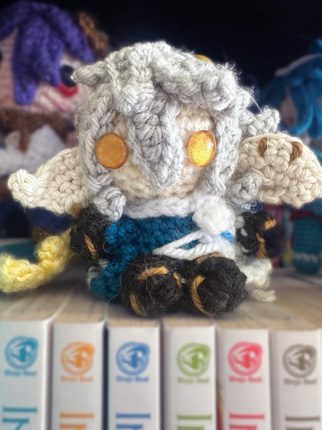 Sunday HSR Mini Amigurumi Handmade Sitting Crochet Plushie - Etsy