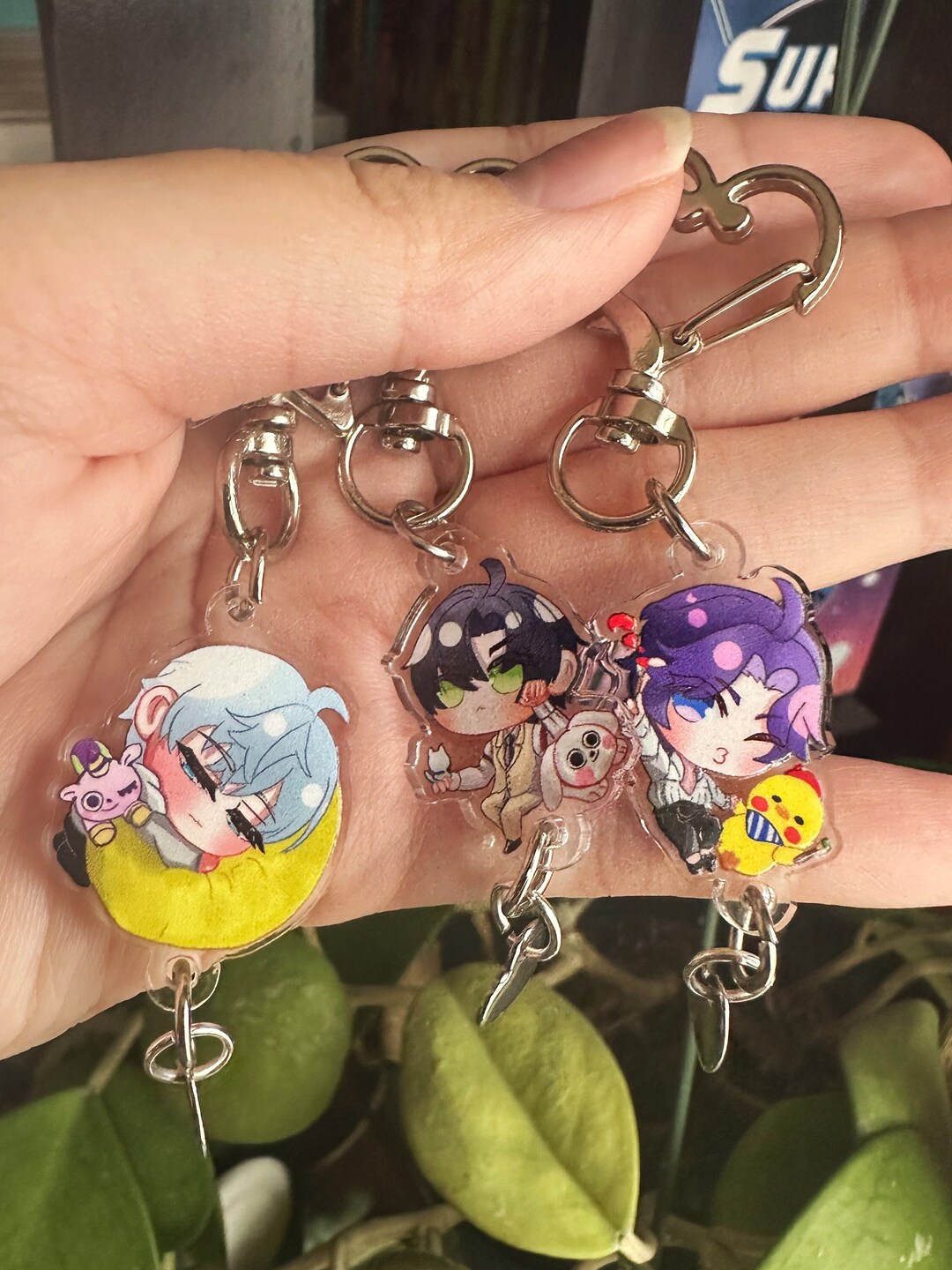 Love and Deepspace: Dangle Key Chain - Etsy