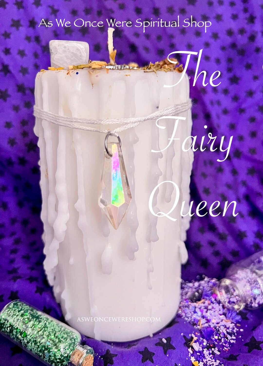 Fairy Queen Spell Candle, Fae, Fairy Dust, Pixie Dust, Faeries, Fay ...