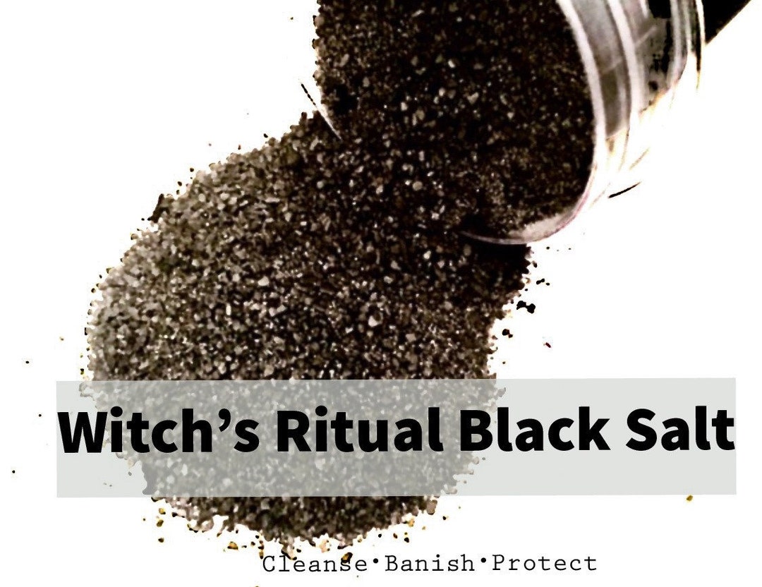 Witch Black Salt, Witch’s Black Salt, Ritual Black Salt Protection Salt ...