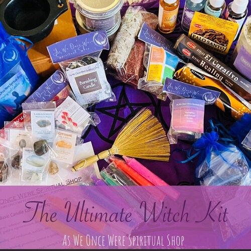 Beginner Witchcraft Kit Mystery Box Crystals Candles - Etsy