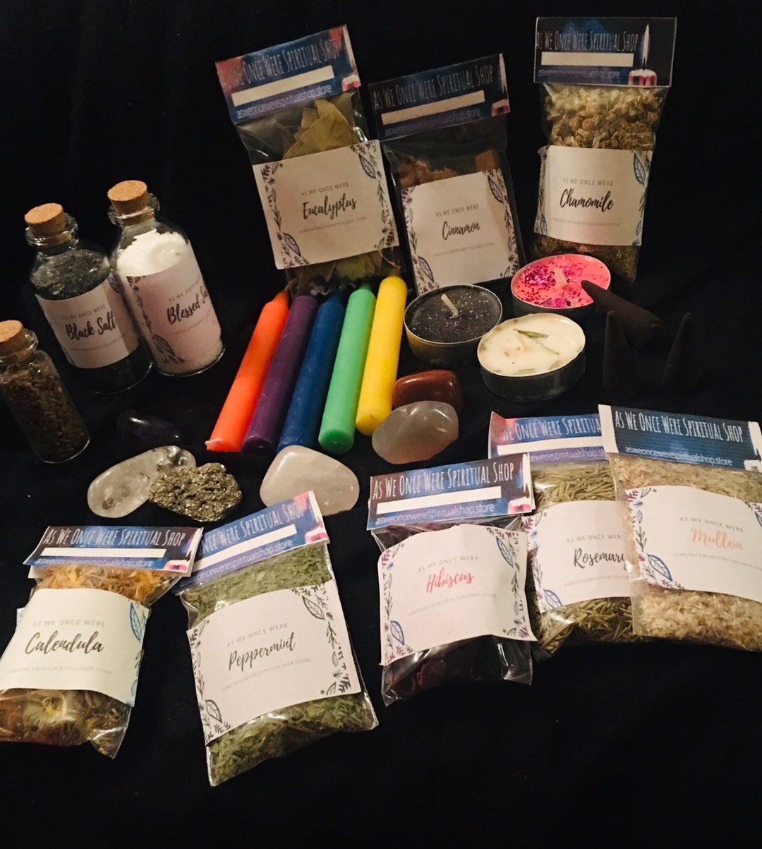 Beginner Witch Spell Kit, Baby Witch Kit, Witchcraft Spell Kit, Hoodoo ...