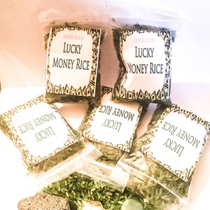 Money Rice, Prosperity Rice, Money Rice, Green Money Rice, Hoodoo,wicca ...