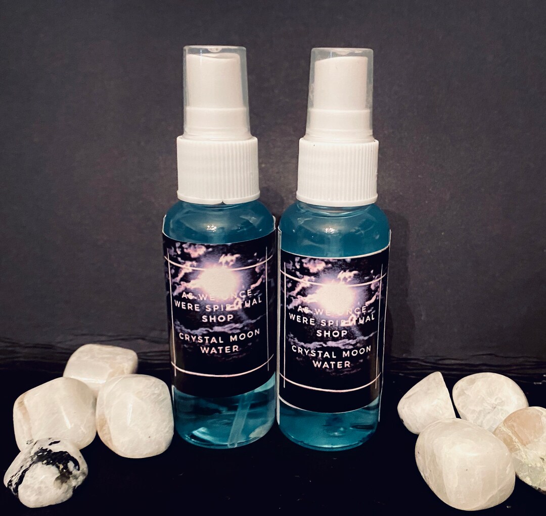 Crystal Infused Full Moon Water, Moon Water, Blessed Moon Water ...