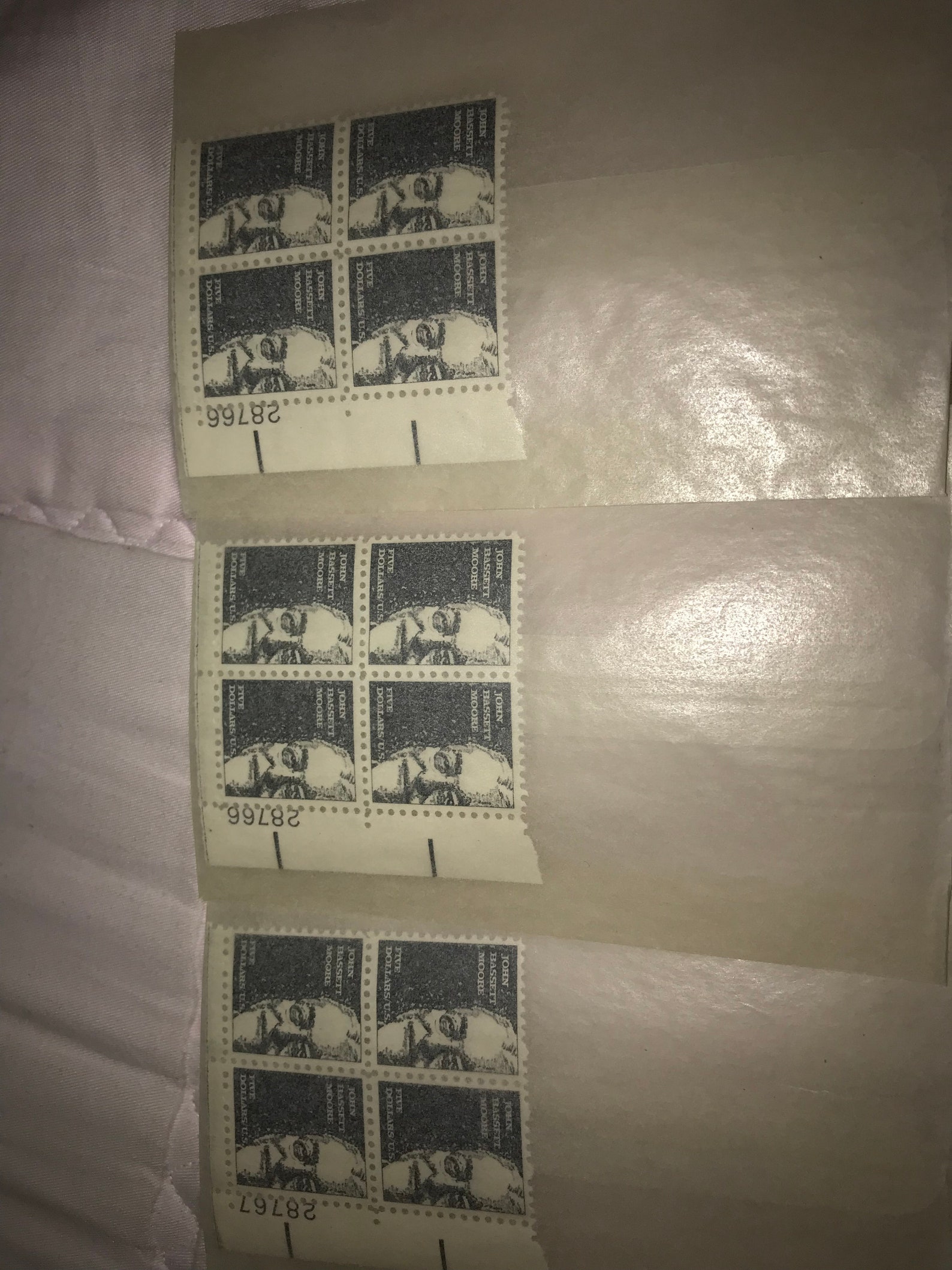 Scott #1295- 1966 John Bassett Moore 5 Dollar U.S. Stamps - Etsy