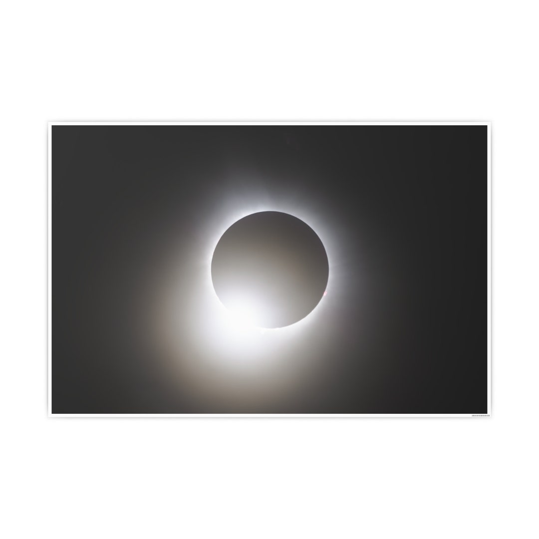 The End | Solar Eclipse Poster Photo Print - Etsy