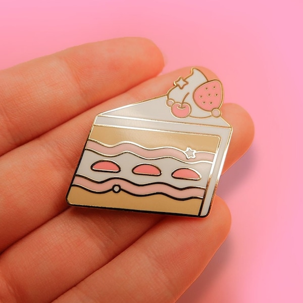 Cake Enamel Pin - Etsy