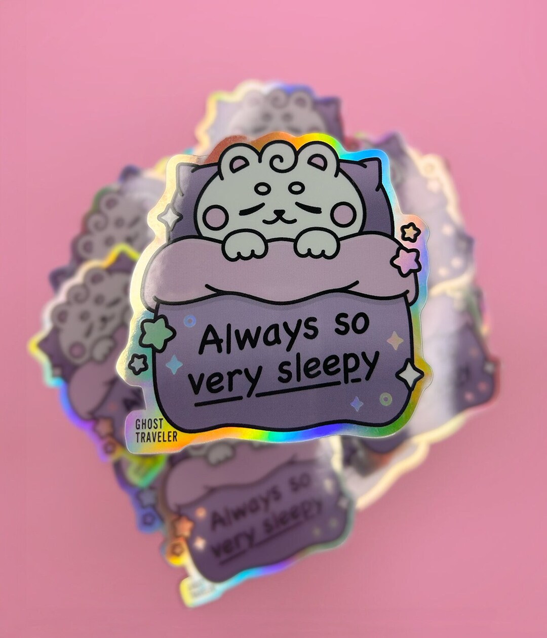 Always so Very Sleepy Vinyl Sticker - Etsy