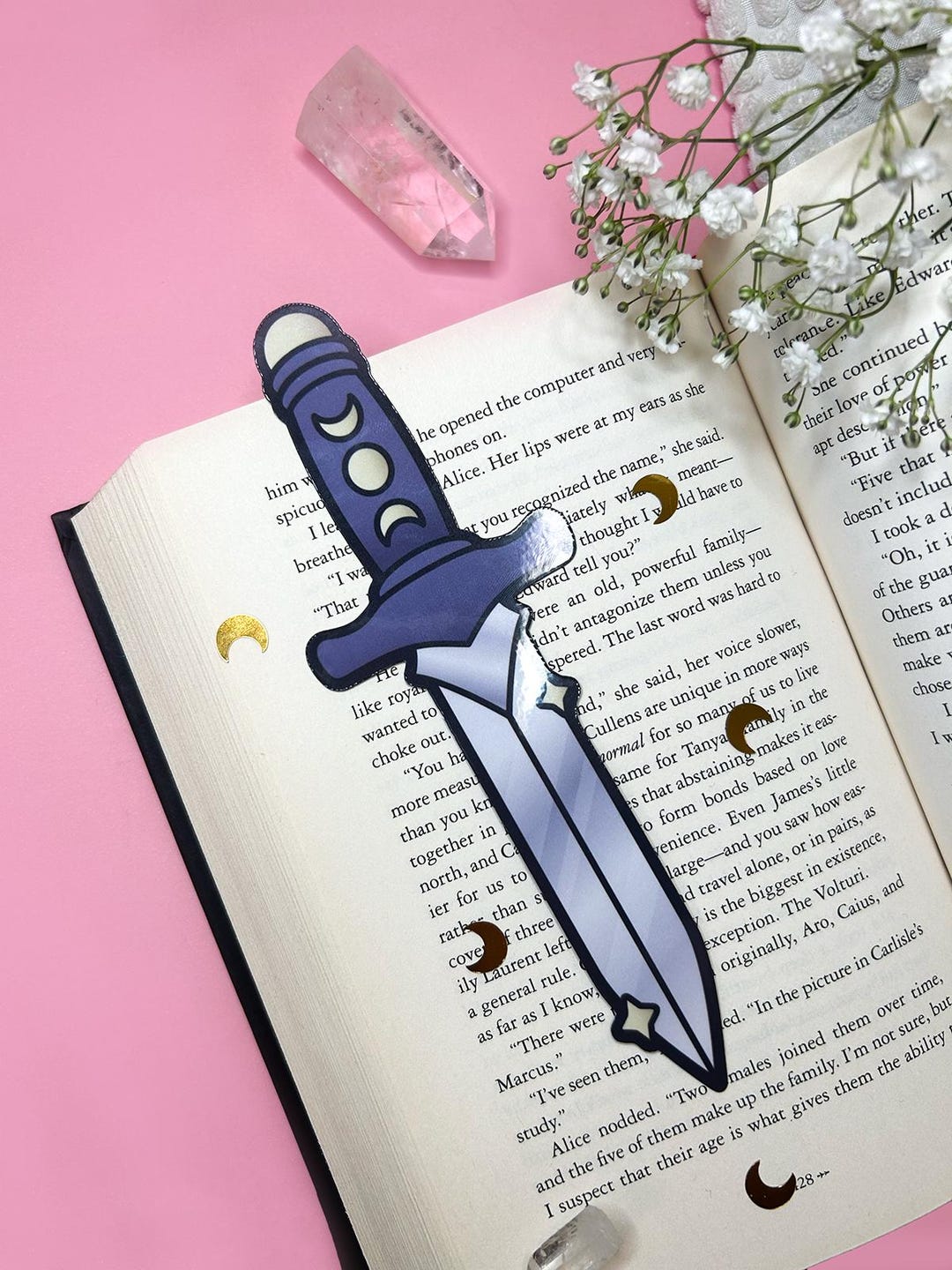 Dagger Bookmark - Fantasy Sword | Cute Handmade Bookmark - Unique Book ...