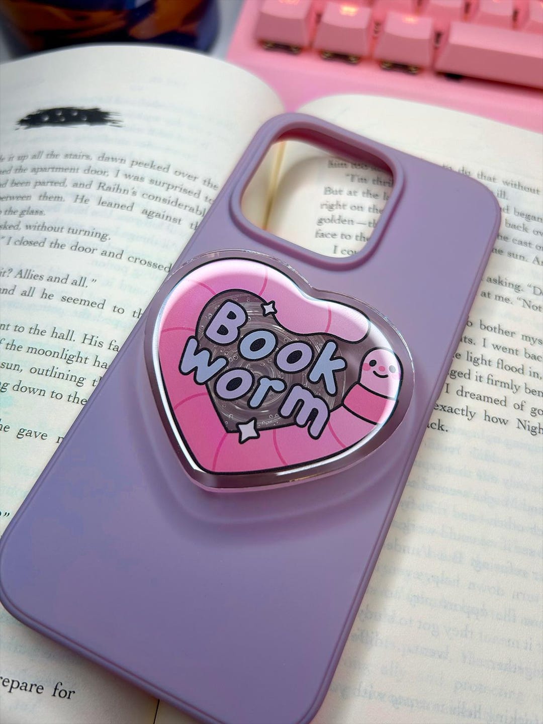 Book Worm Device Accessory | Book Lover Unique Gift - Etsy