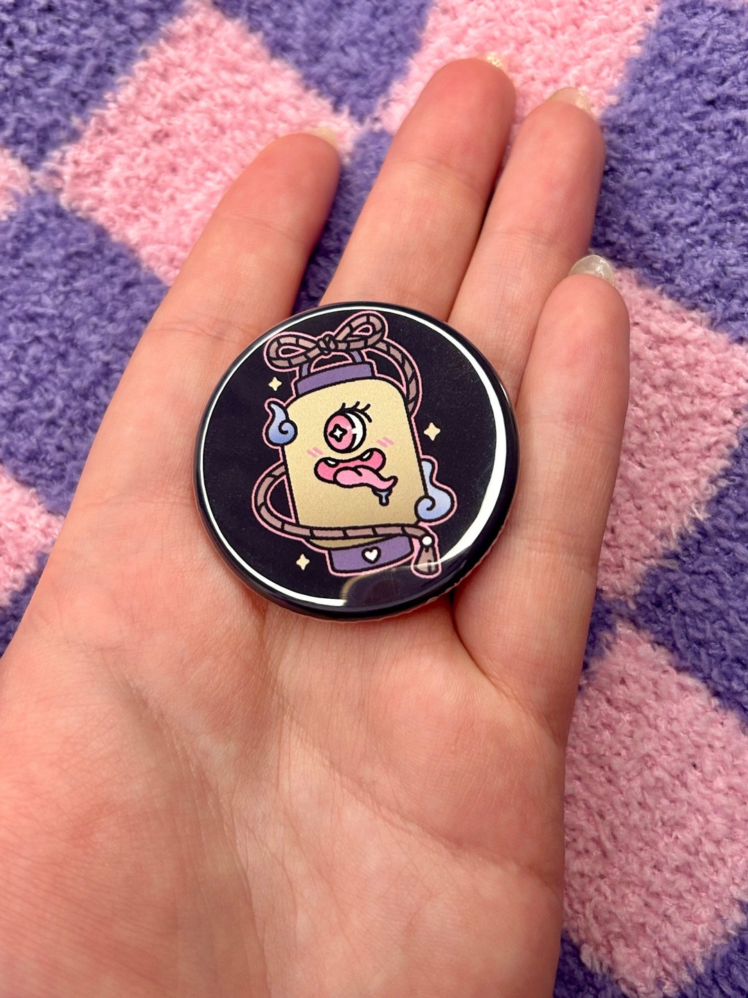 Chōchin Obake Japanese Yokai 1 75 Inch Aesthetic Round Pinback Button