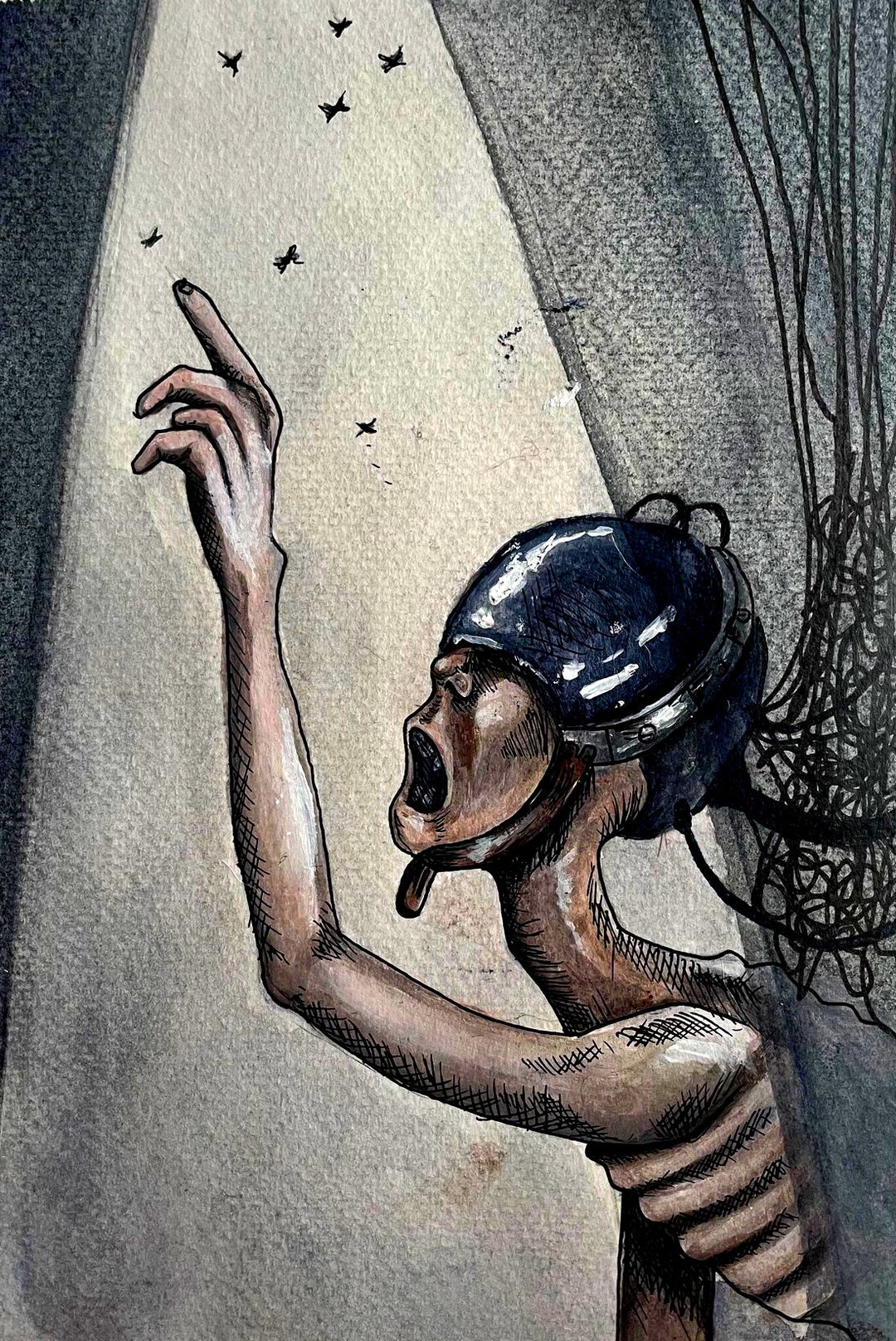 Mind Control Art Print - Etsy