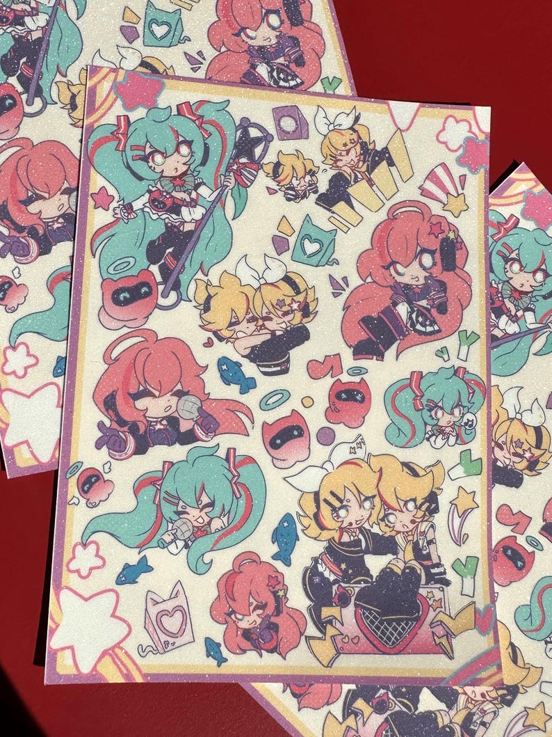 Muse Dash Vocaloid Inspired Stickers - Etsy