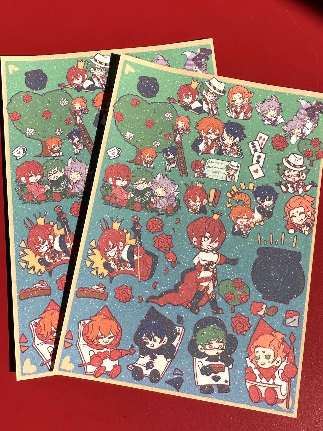 Twisted Wonderland Inspired Sticker Sheets - Etsy