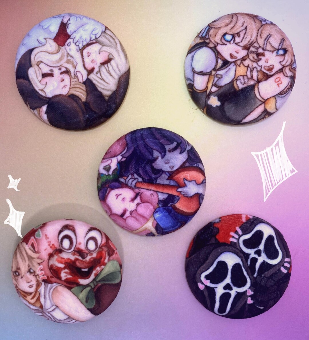 Fandom Plush Badges 58mm - Etsy