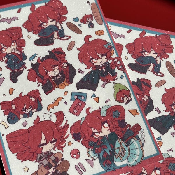 Kasane Teto Sticker Sheet - Etsy