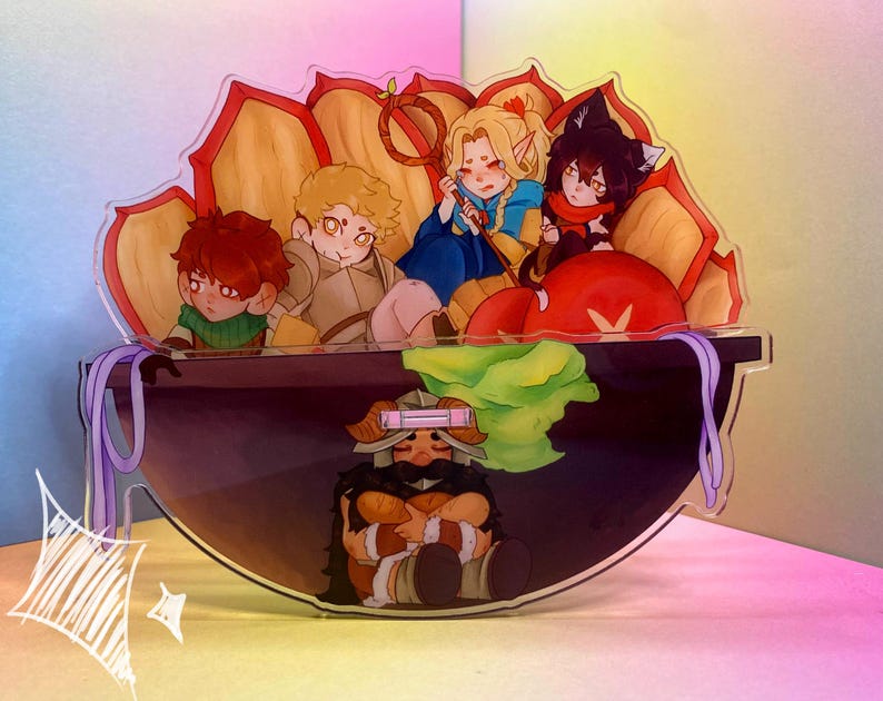 Dungeon Mushi - Tumblr Standee ( Falin/ Thistle - Main Group ) - Etsy