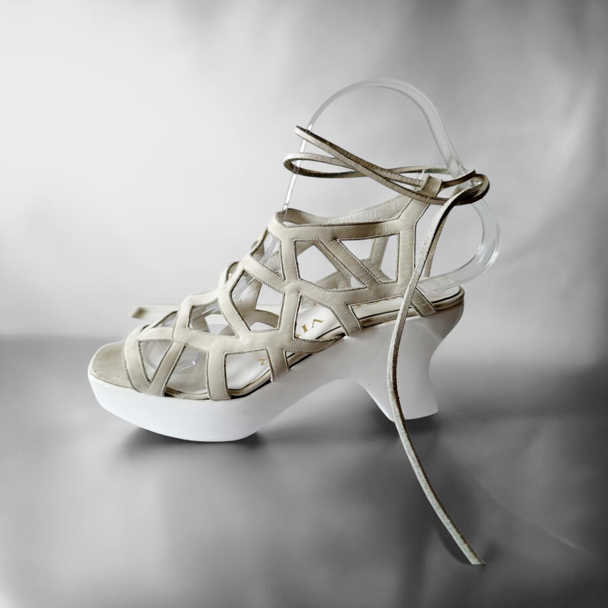80s White Gladiator Strappy Sandal - Etsy 80s White Gladiator Strappy Sandal - Etsy