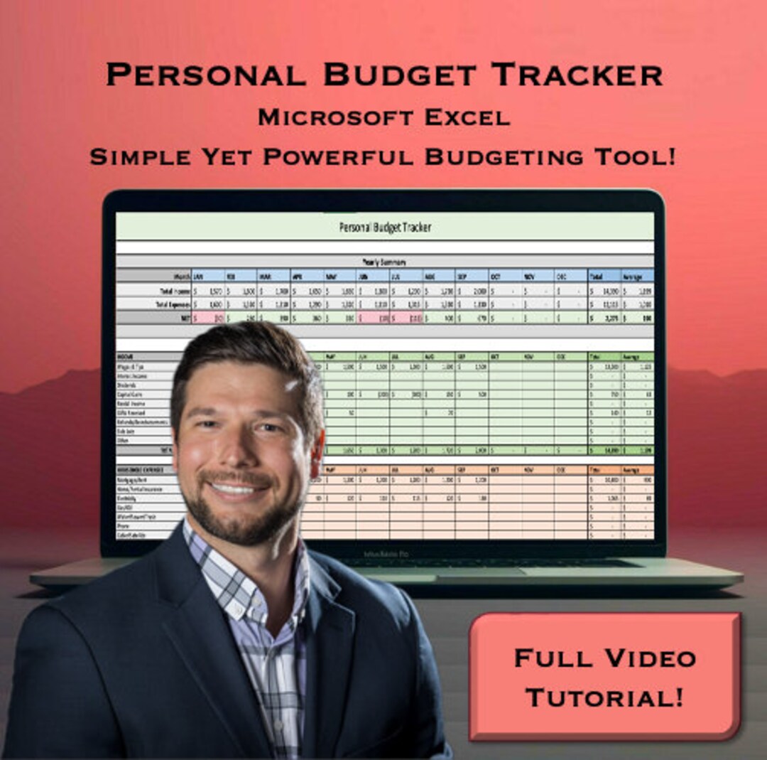 Personal Budget Tracker Spreadsheet - Personal Finance Spreadsheet ...