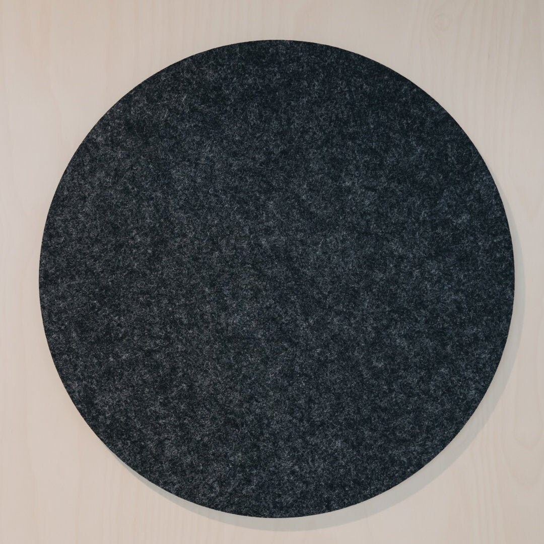 LARGE Circle Round Pin Board Memo Board Note Board DARK - Etsy Polska