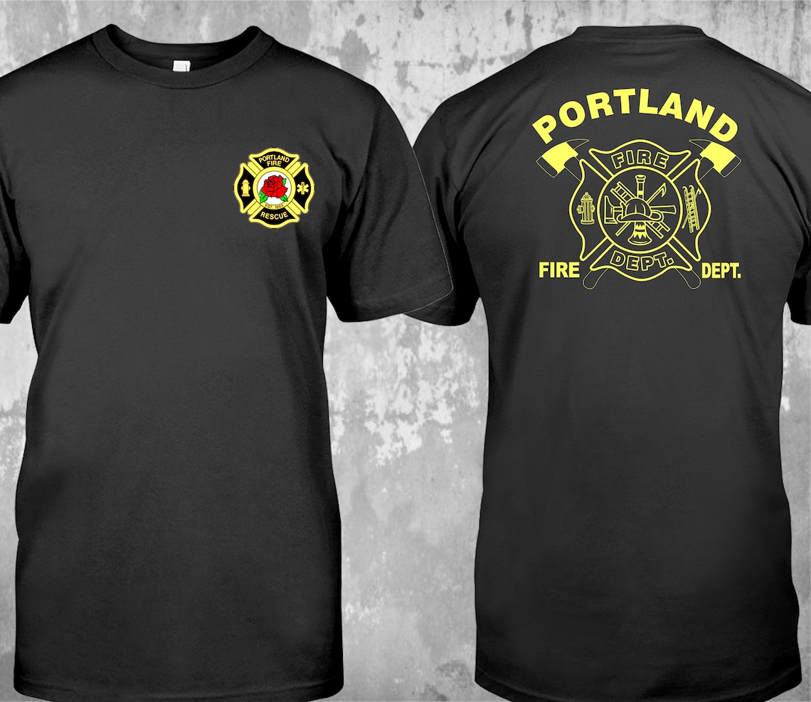 New Fire Department Portland Oregon Unites States Firefighter Fighter ...