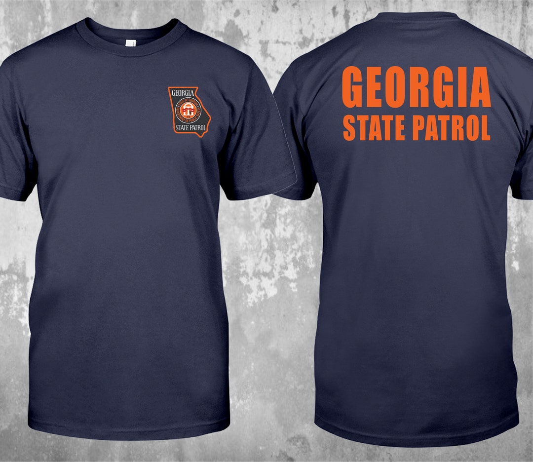 New Police Georgia State Patrol Highway United States Rescue Tshirt T ...