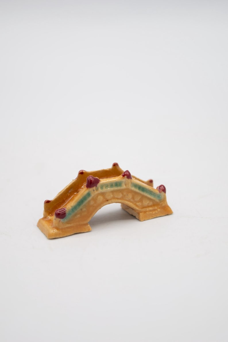 Mini Ceramic Bridge: Handcrafted Bonsai Fairy Garden Decor - Etsy