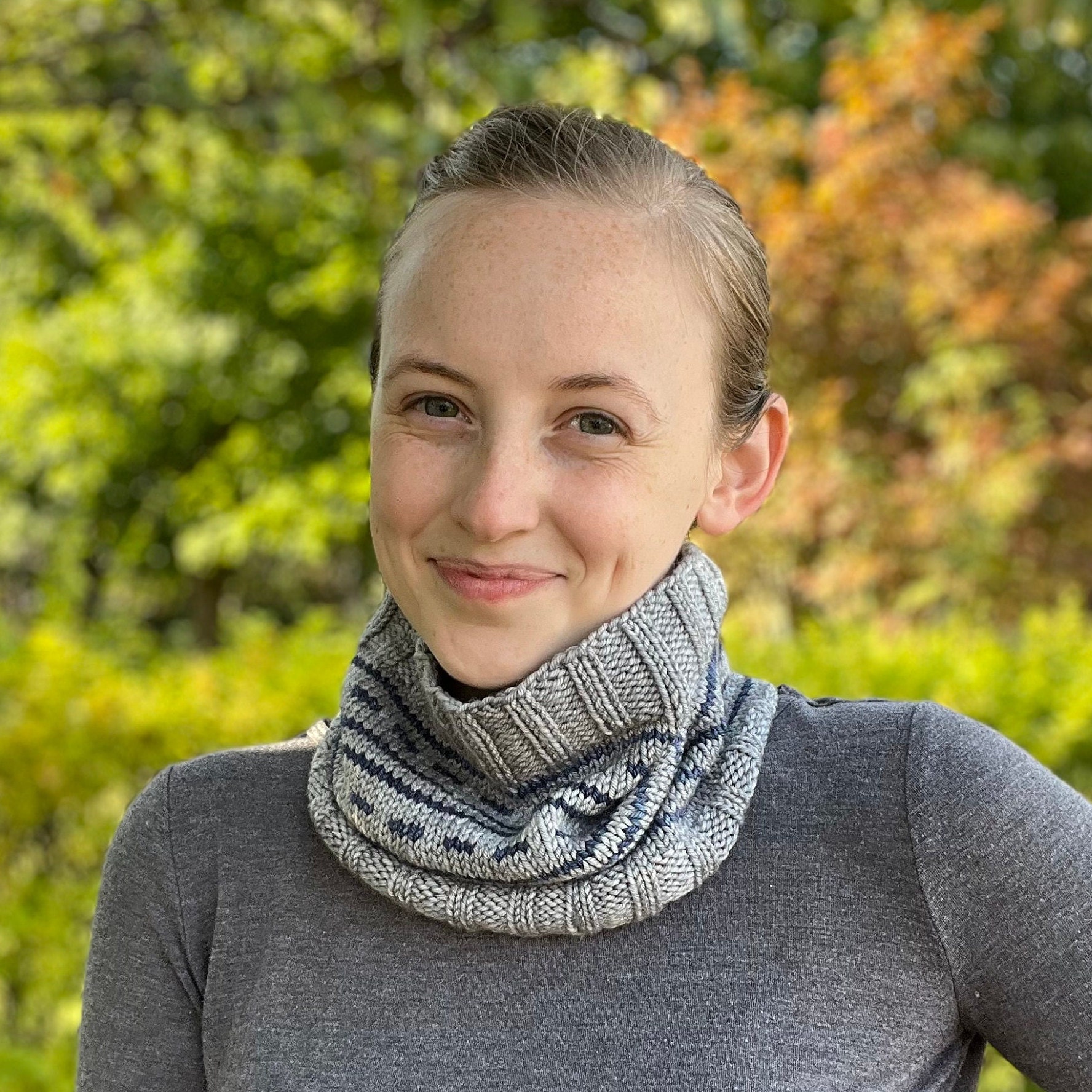 Simple Cowl Knitting Pattern // DK Weight Cowl // Easy to Knit - Etsy