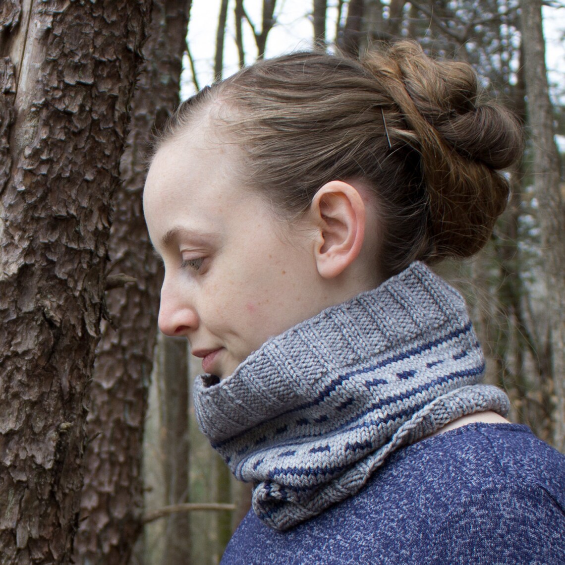 Hat + Cowl Knitting Pattern Set // DK Weight Hat and Cowl // Easy to ...