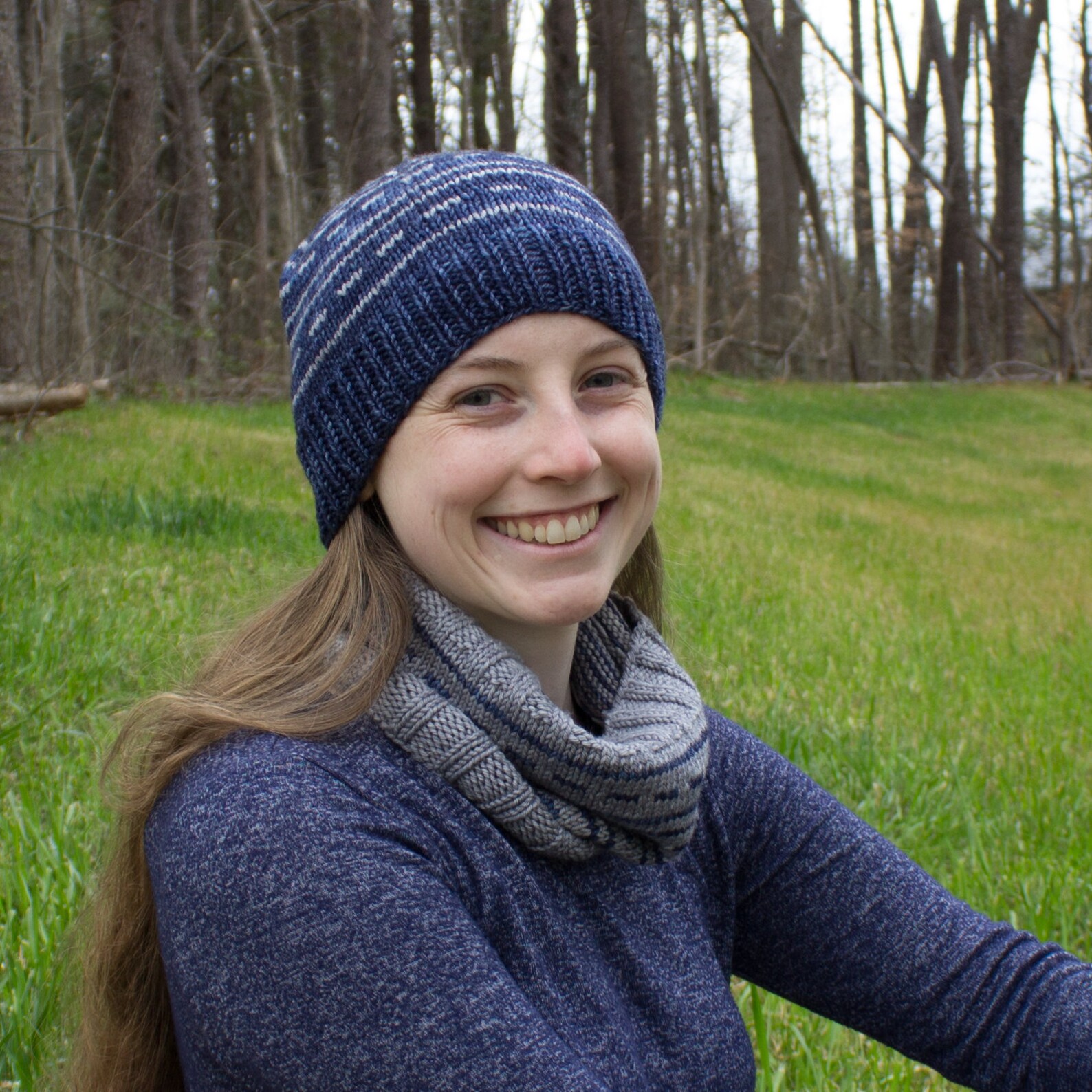 Hat Cowl Knitting Pattern Set // DK Weight Hat and Cowl // - Etsy