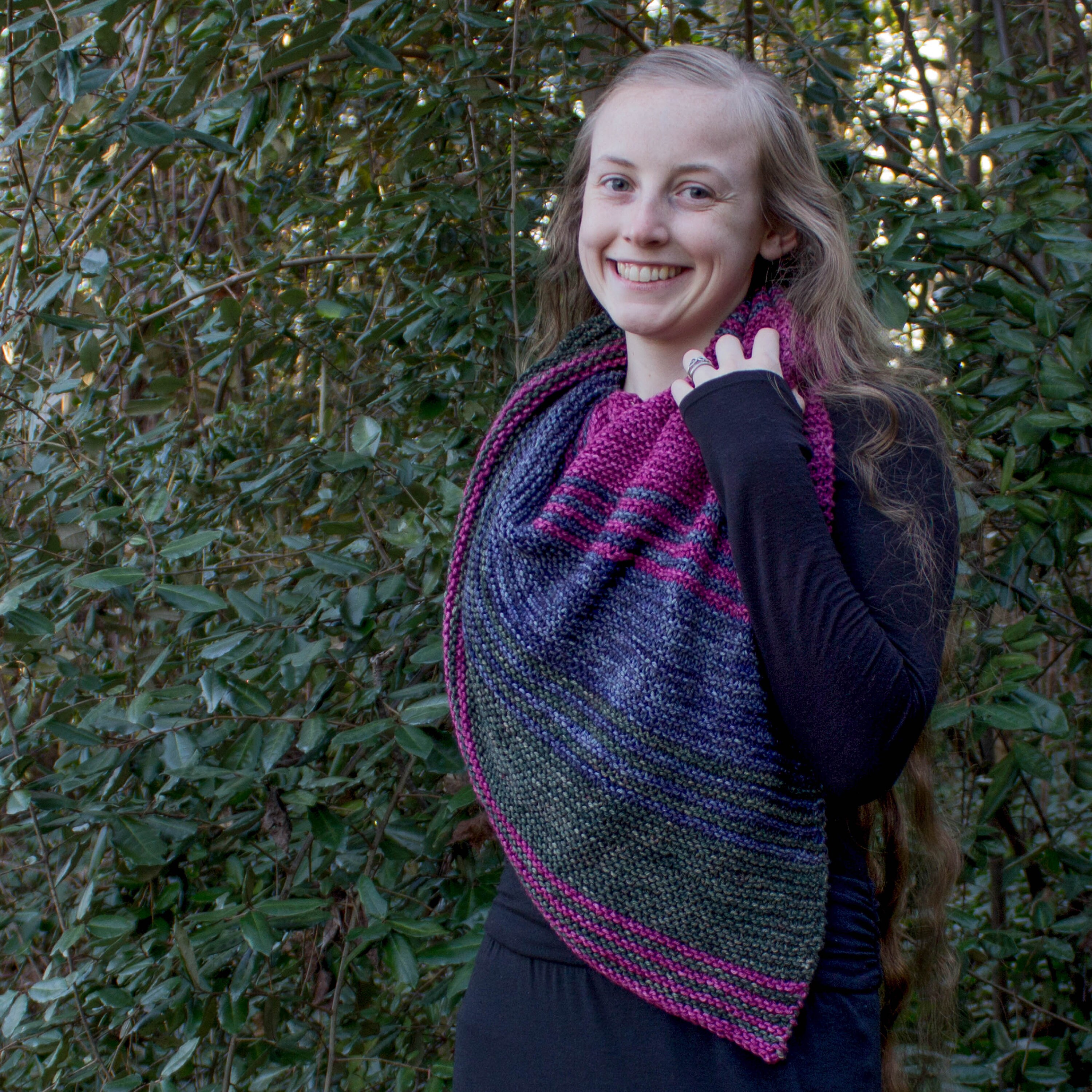 Simple Shawl Knitting Pattern / Beginner Friendly Knit Shawl / - Etsy